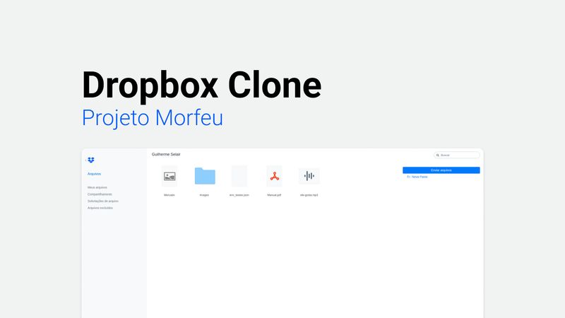 Dropbox Clone | Dev. Guilherme Selair